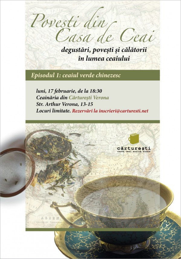 Povești din Casa de Ceai: degustări de ceai la Cărturești - Blog Carturesti